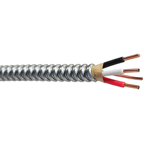 6/3 Copper BX Wire. AC 90 (60A) - EV Breakers